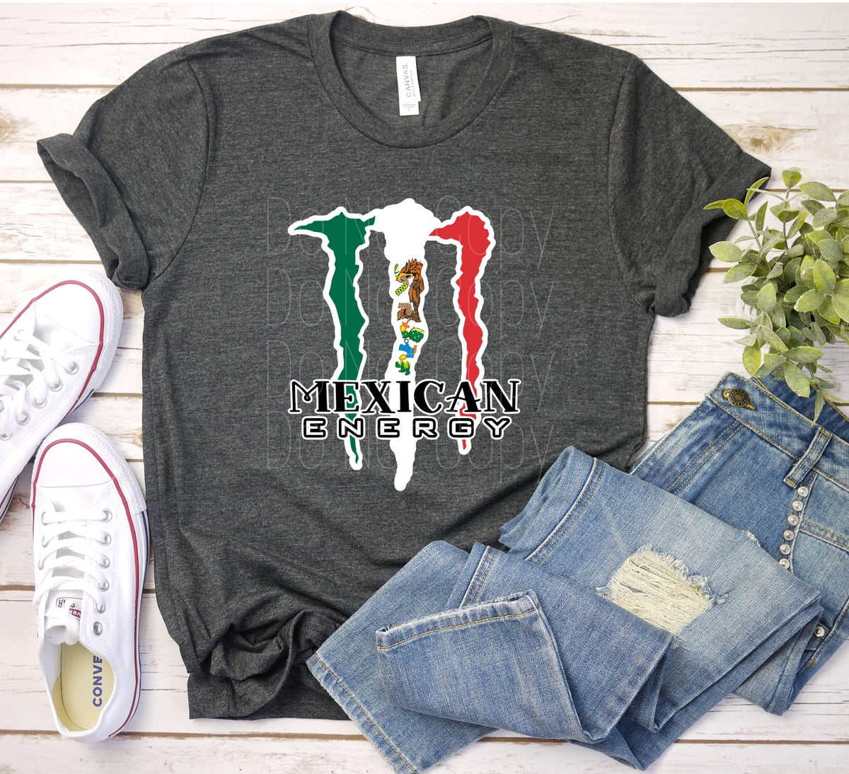 Mexican Energy Full Color High Heat Screen Print Transfer 350F/360F ...